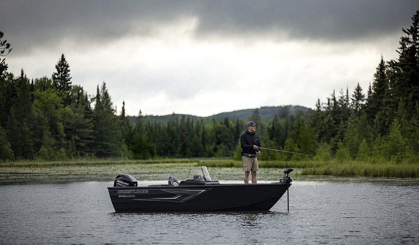 Used Crestliner Kodiak Fishing Deep-V Hull Boats For Sale In ...