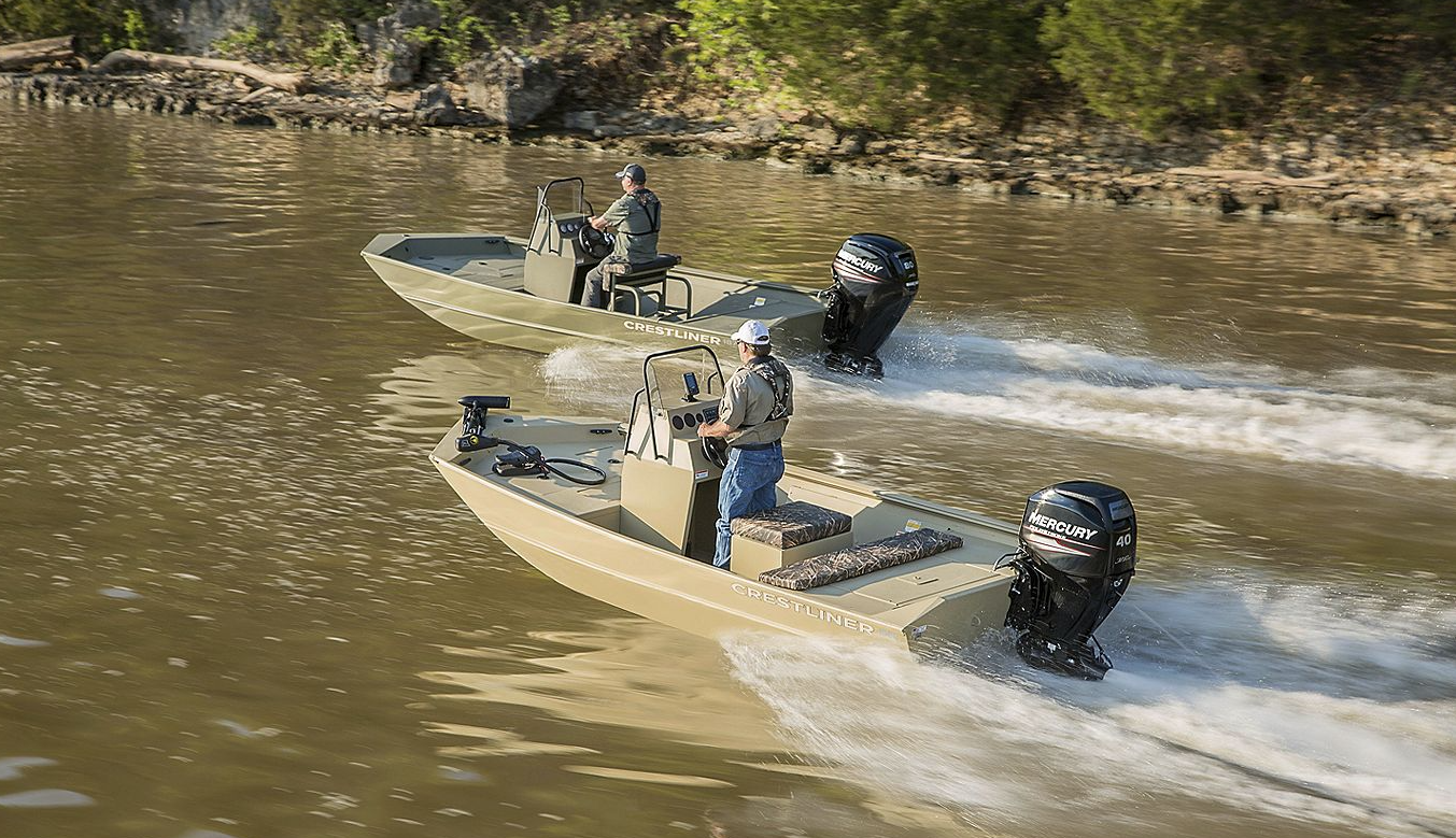 Used Crestliner Retriever SC Hunt/Utility Side Console Boats For Sale ...