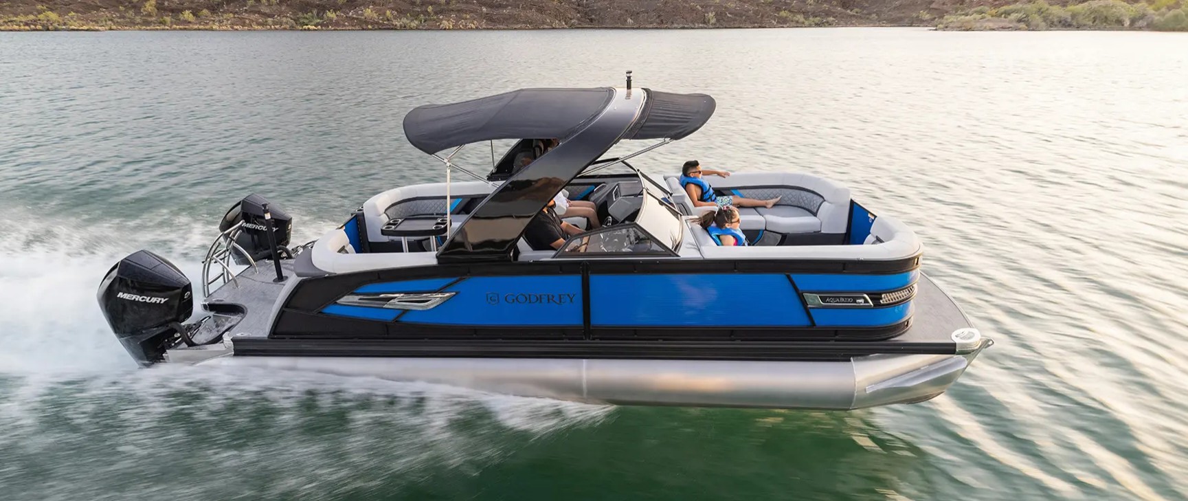 New Godfrey AquaPatio Twin Pontoon Boats For Sale Near Holland ...